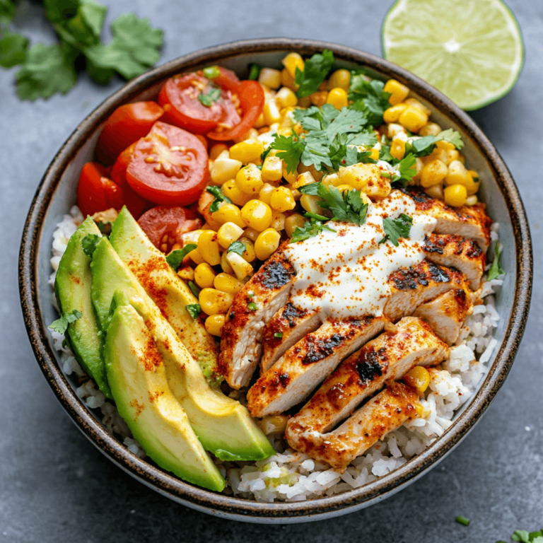 Street Corn Chicken Bowl – A Flavor-Packed Meal!